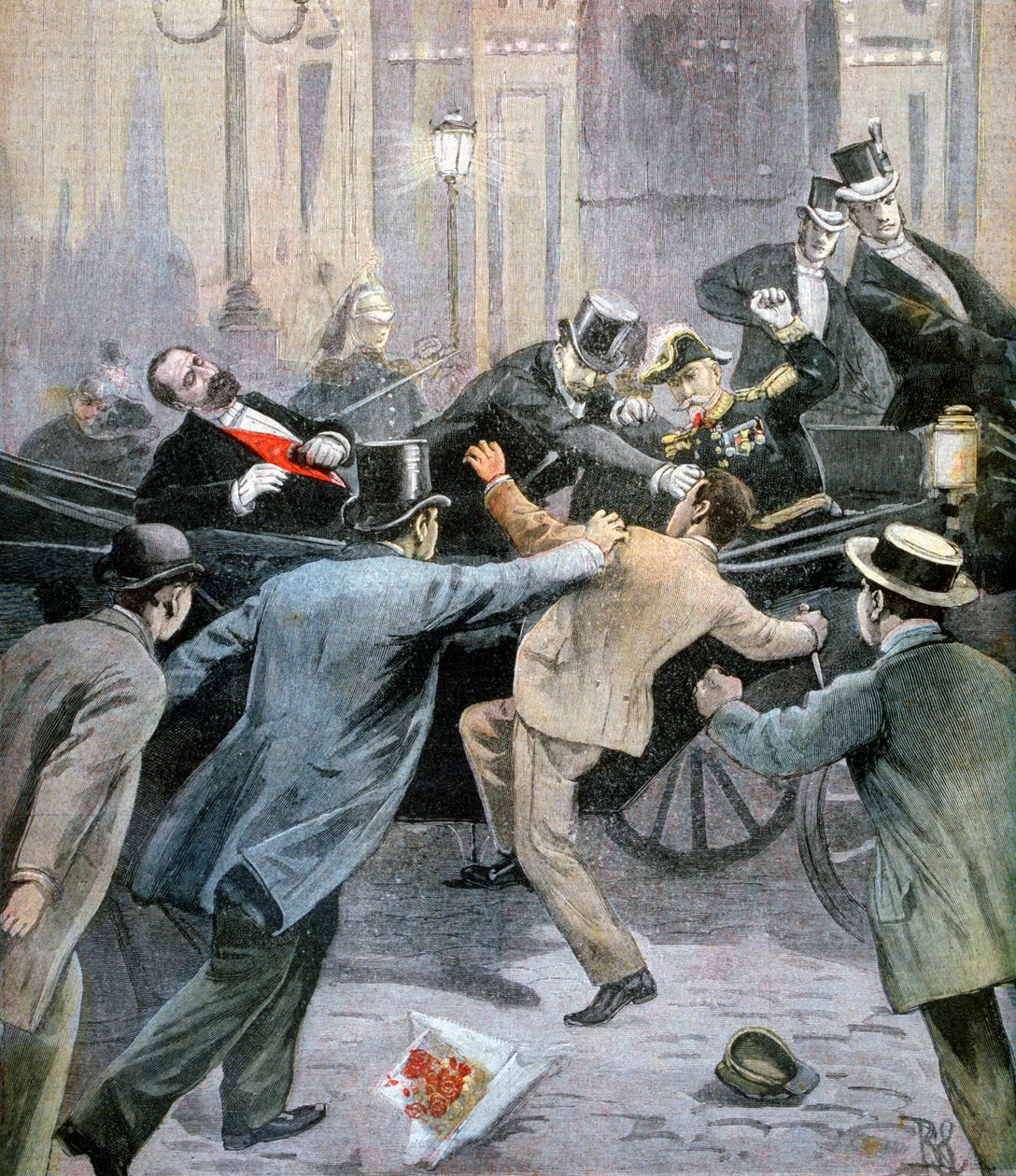 Assassination of Marie François Sadi Carnot, President of the French ...