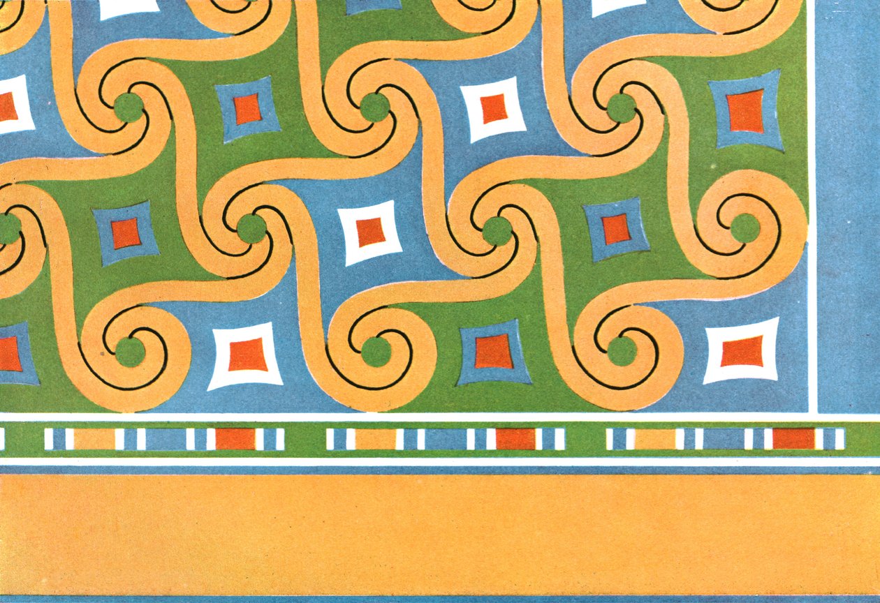 Ceiling Paintings in the Tomb of Nes-pa-nefer-her, Sheikh Abd el-Qurna ...