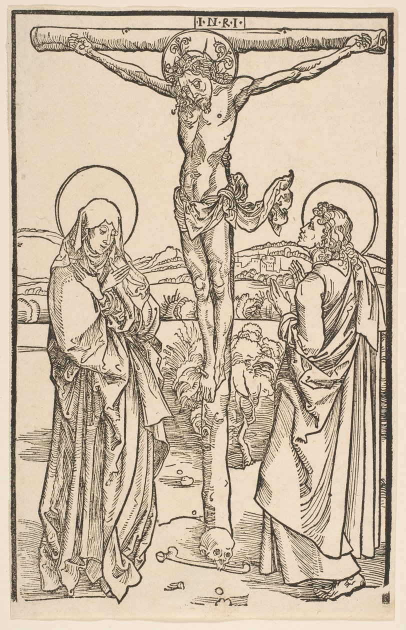 Christ on the Cross with the Virgin and Saint John