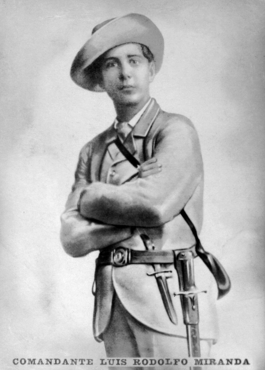 Comandante Luis Rodolfo Miranda, Commander of the Cuban Liberation Army ...