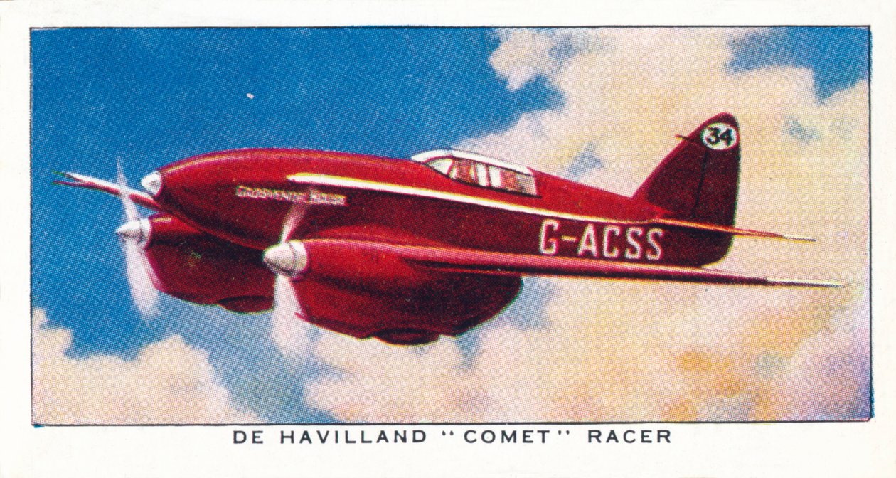 De Havilland Comet Racer by Unbekannt: Buy fine art print