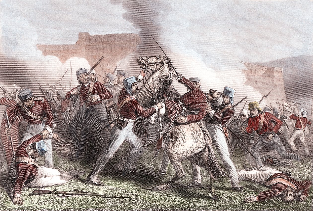 Death of Brigadier Adrian Hope, Indian Mutiny by Unbekannt