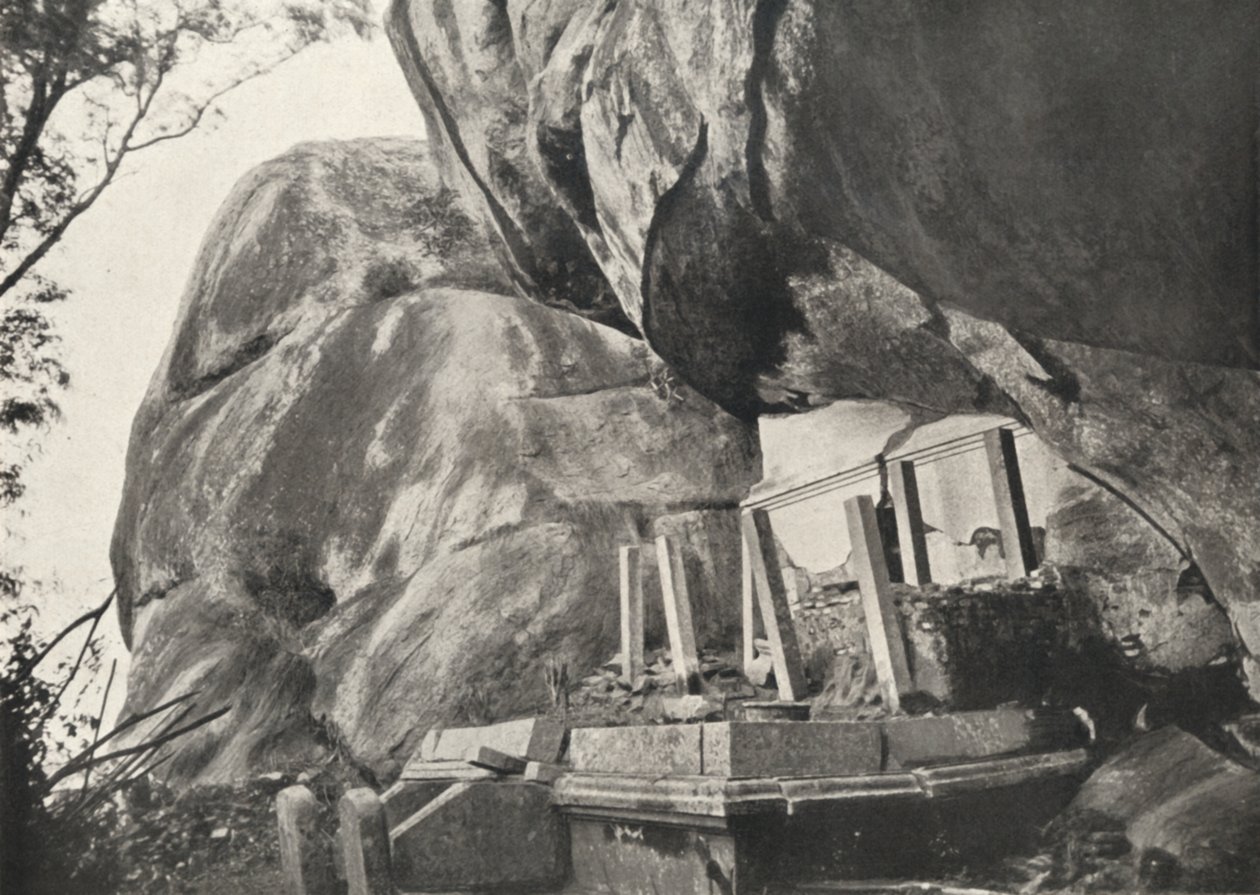 The Place Called Rajagirilena in the Rocks of Mihintale, Where King ...