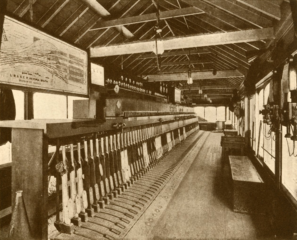 Electro-Mechanical Signal Cabin at Victoria, Southern Railway