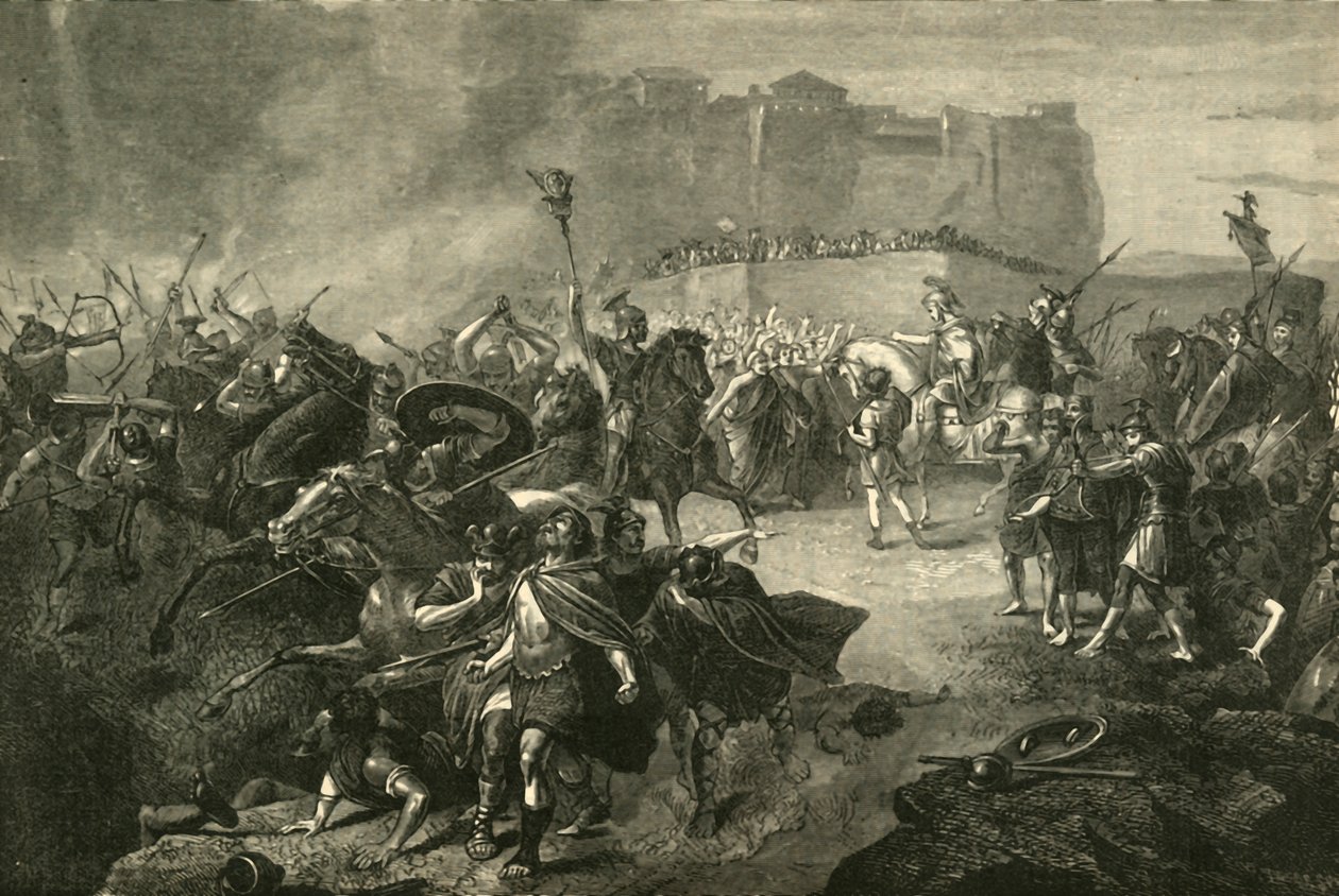 Entry of Belisarius into Rome, 536 AD by Unbekannt