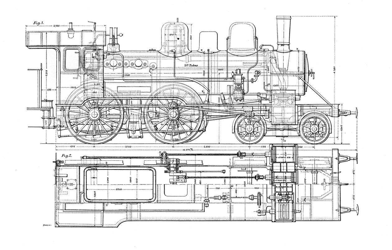 Example of Mechanical Drawing by Unbekannt: Fine art print
