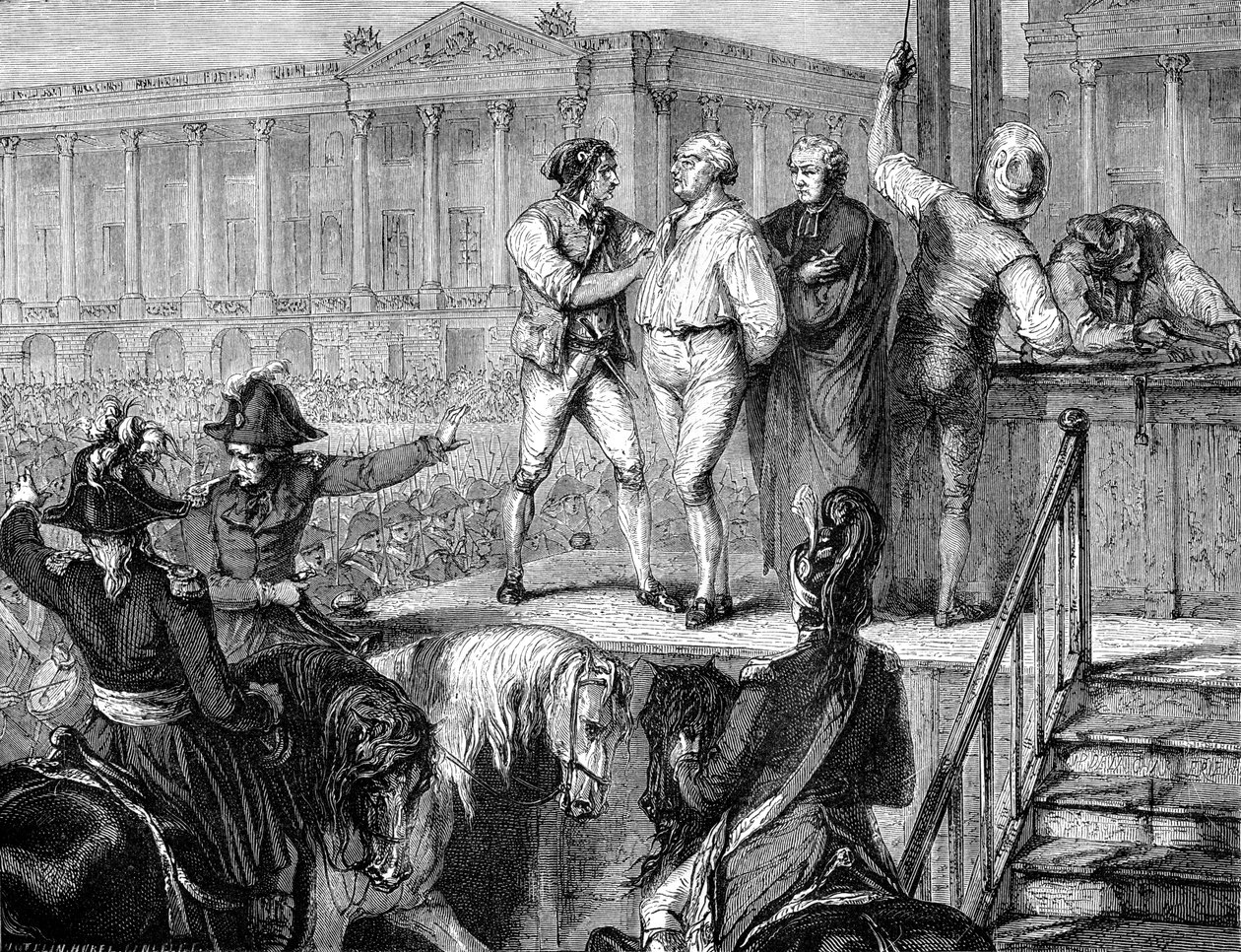 Execution of Louis XVI of France, Paris, 21st January 1793