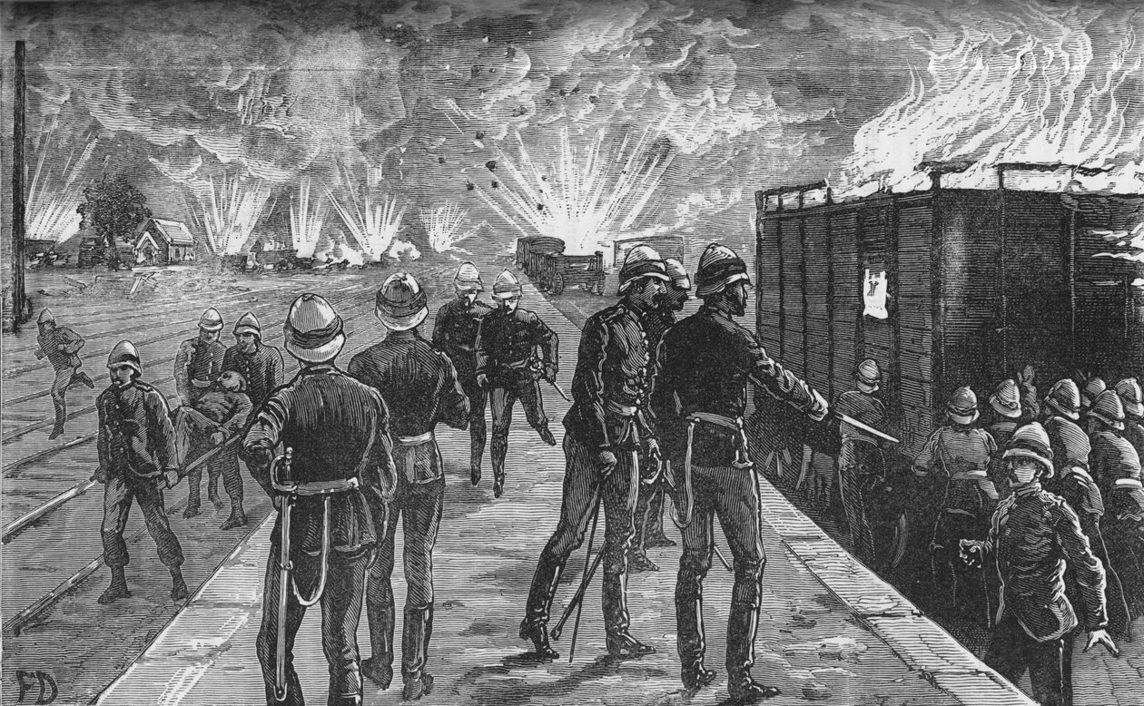 Explosion at Cairo Railway Station: Bursting of Shells and Ammunition