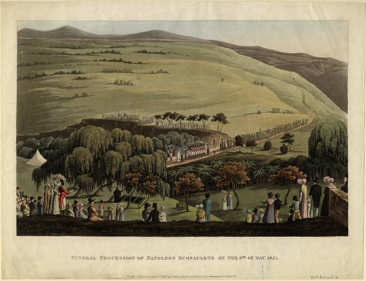 Funeral Procession of Napoleon Bonaparte on the 9th of May, 1821