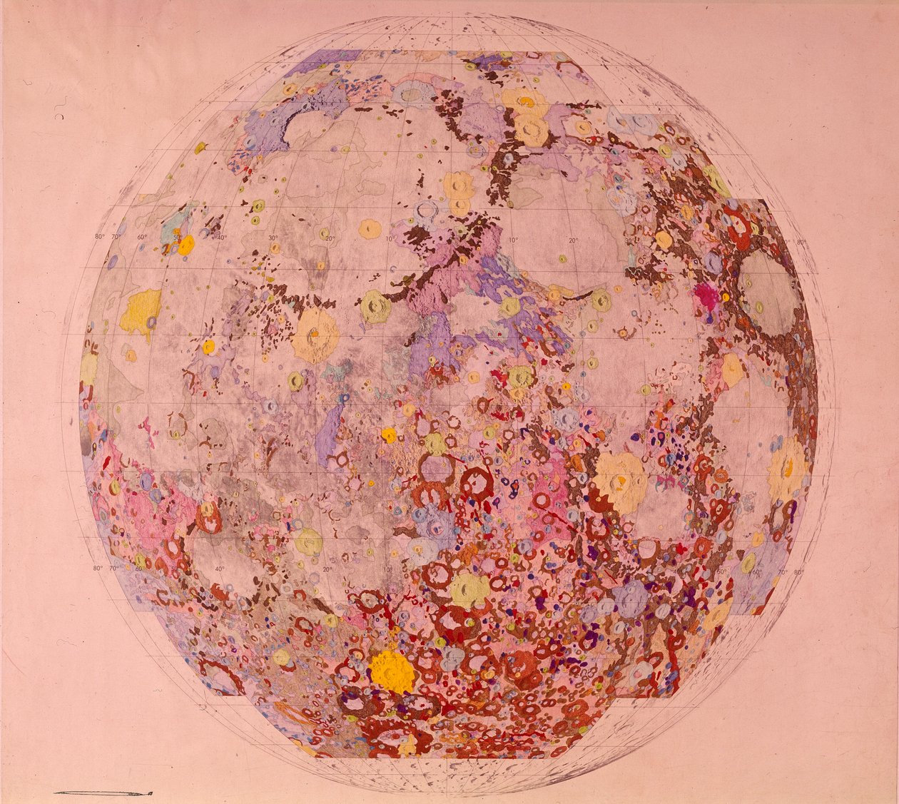 Geological Map of the Moon, 1967 by Unbekannt