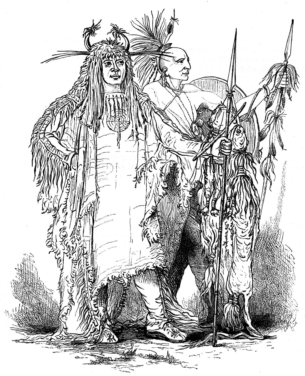 Group of Frontier Indians by Unbekannt: Buy fine art print