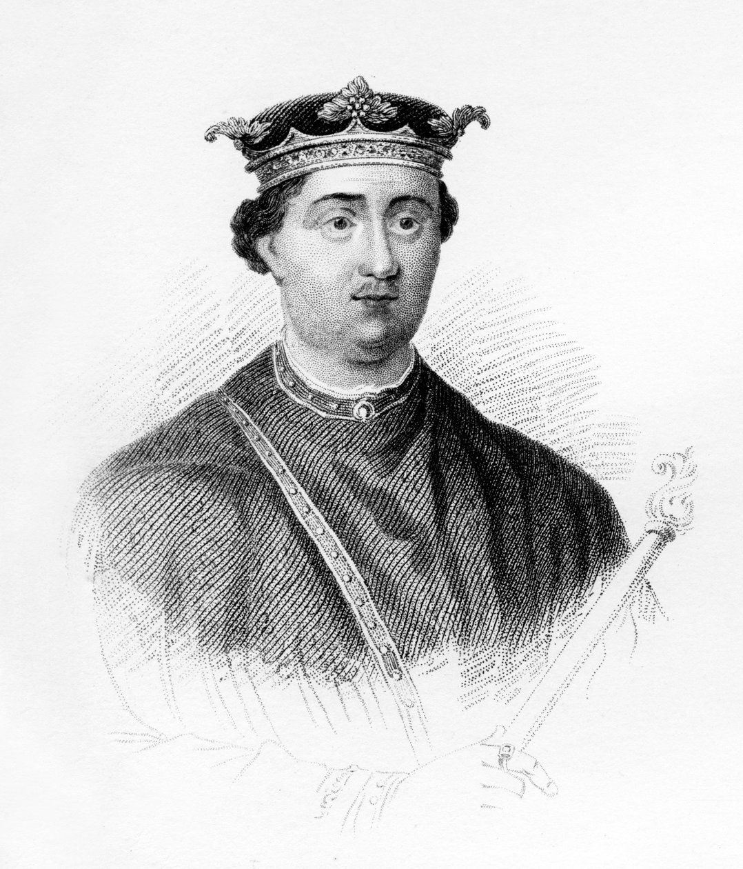 Henry Ii Of England Portrait Of King Henry II Of England, 1133 1189.
