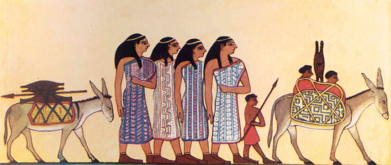 How an Ancient Egyptian Painted the Coming of the Israelites into Egypt