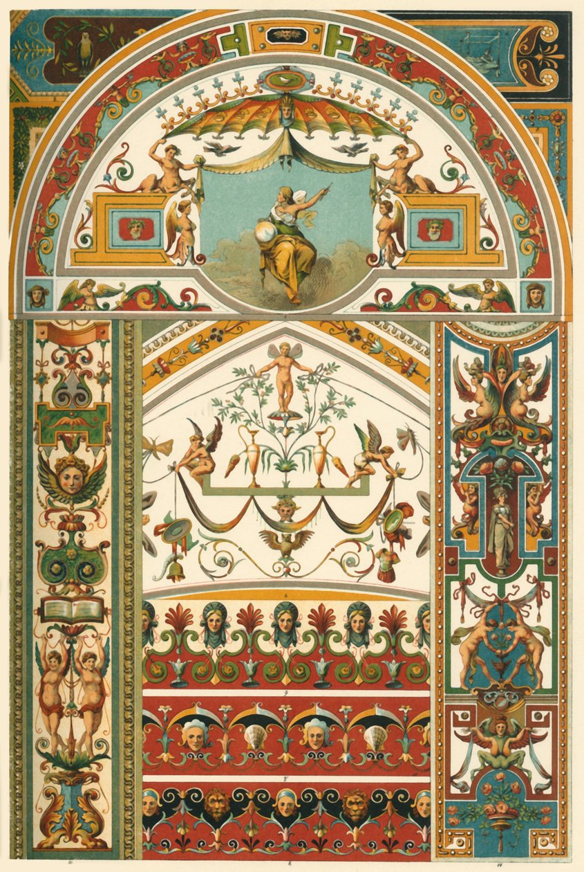 Italian Renaissance Ceiling and Wall Painting, 1898