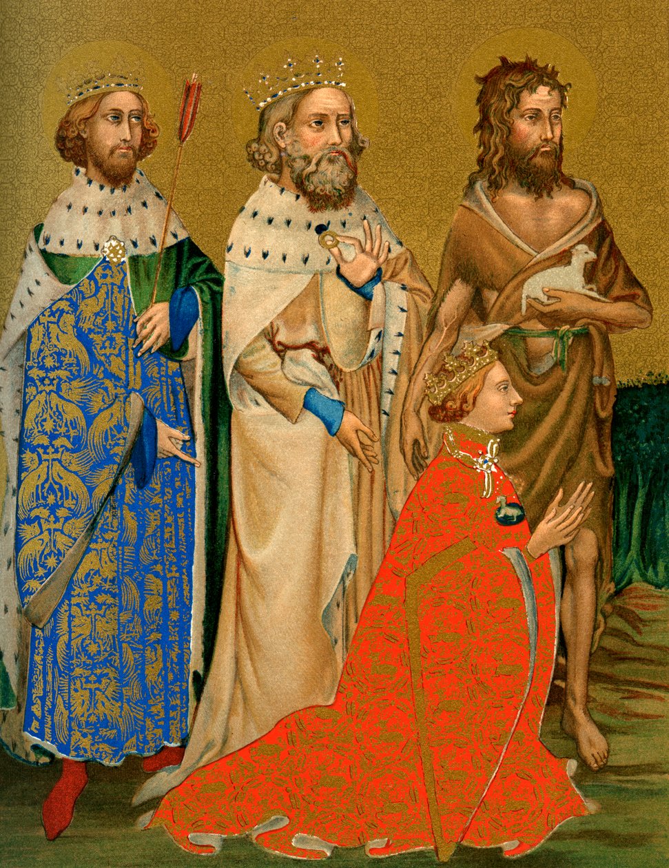 King Richard II of England and His Patron Saints, 14th Century