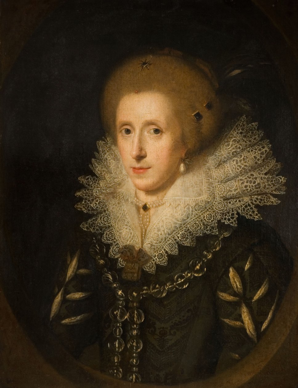 Lady of the Brereton Family by Unbekannt: Fine art print