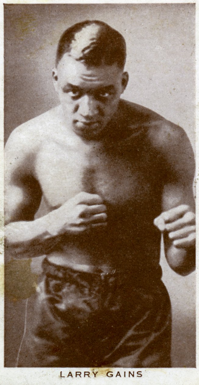 Larry Gains, Canadian Boxer by Unbekannt: Fine art print