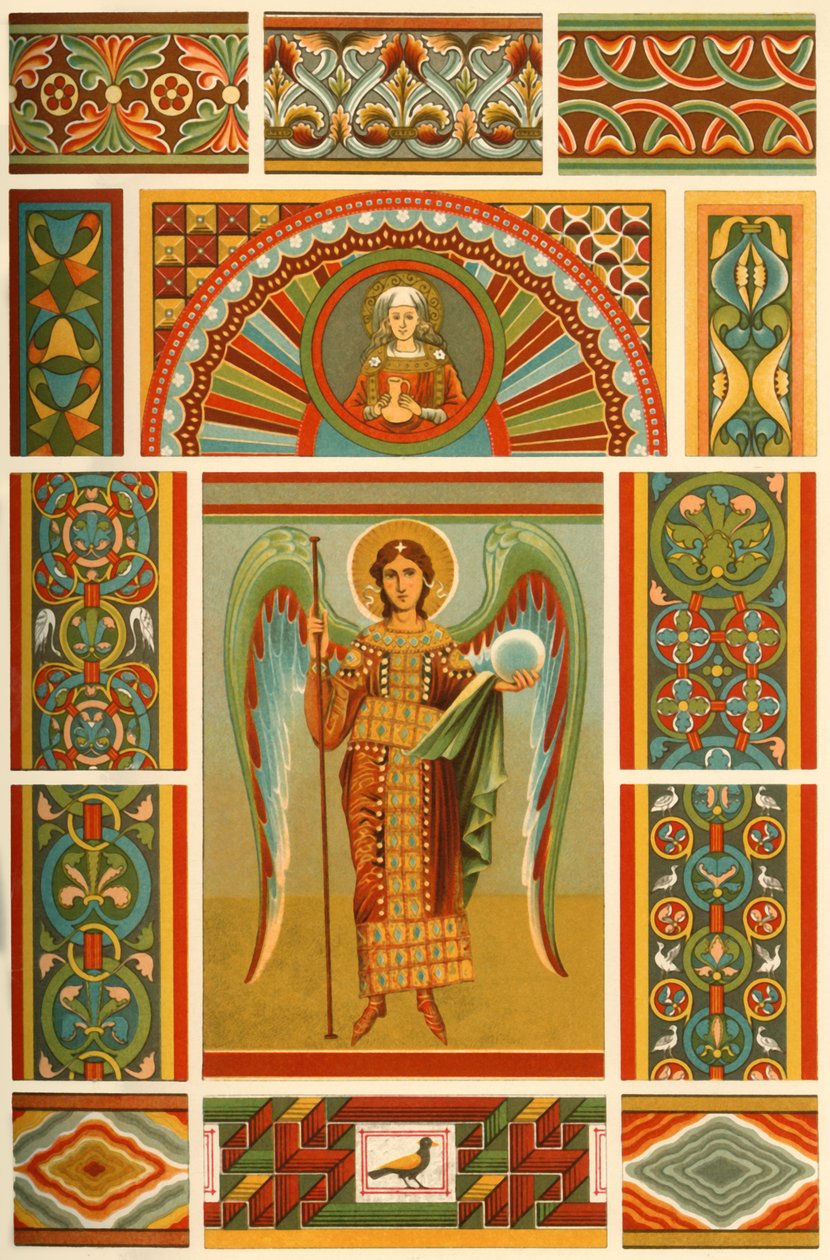 Medieval wall painting by Unbekannt: Buy fine art print