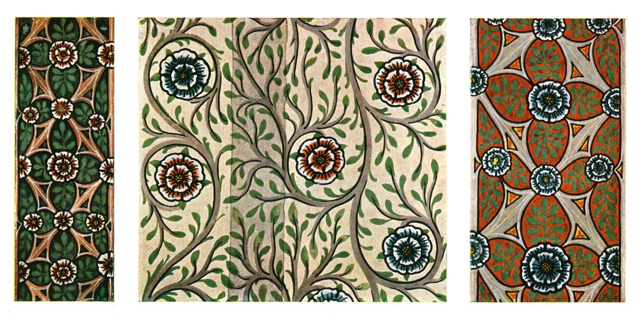 Mural Paintings in the Electoral Castle, Eltville, Hesse, Germany