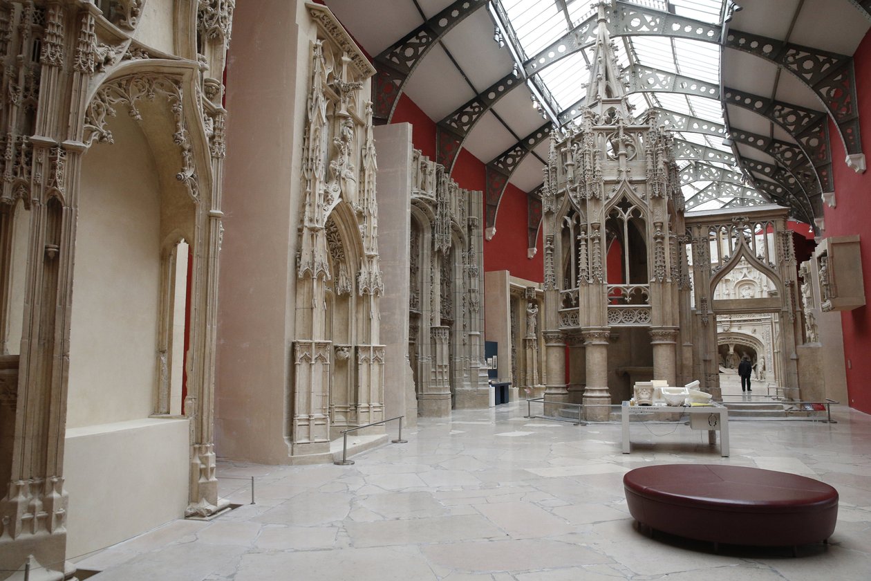 National Museum of French monuments. Exhibition space, Paris, France
