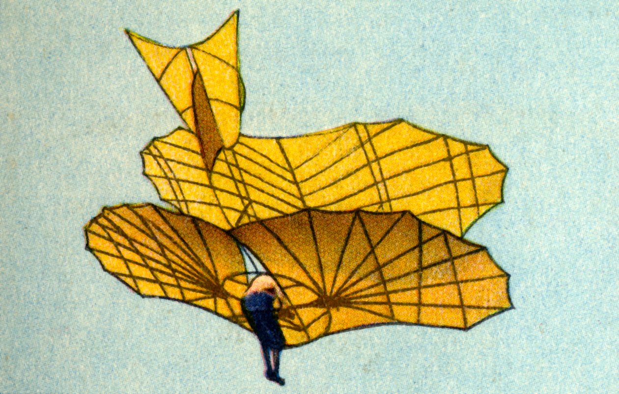 Otto Lilienthal's Glider by Unbekannt: Buy fine art print