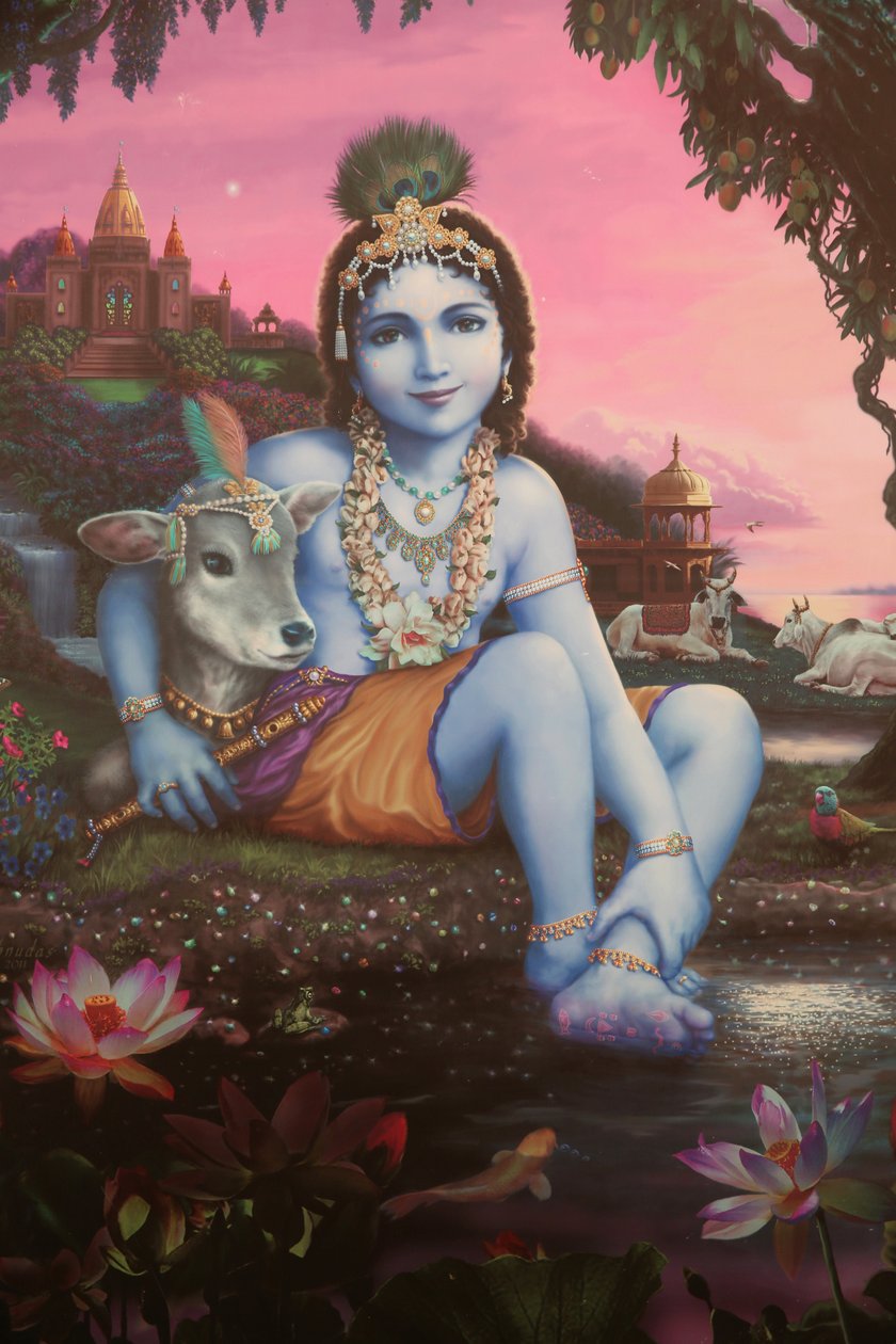 Hindu God Krishna as a Child, India by Unbekannt