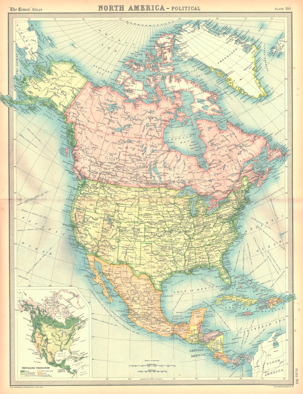 Political Map Of America 48,200+ North America Political Map Stock