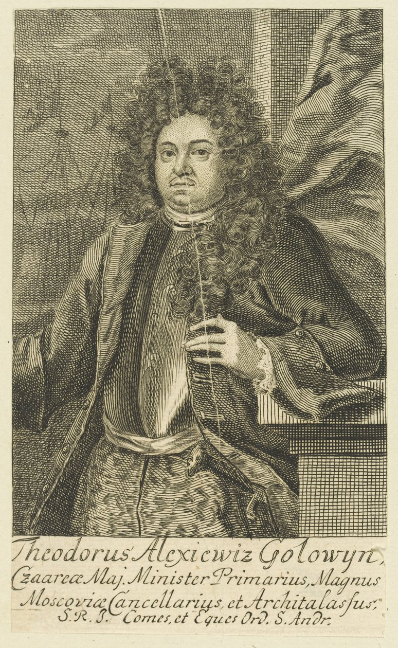 Portrait of Count Feodor Alekseyevich Golovin, 1706