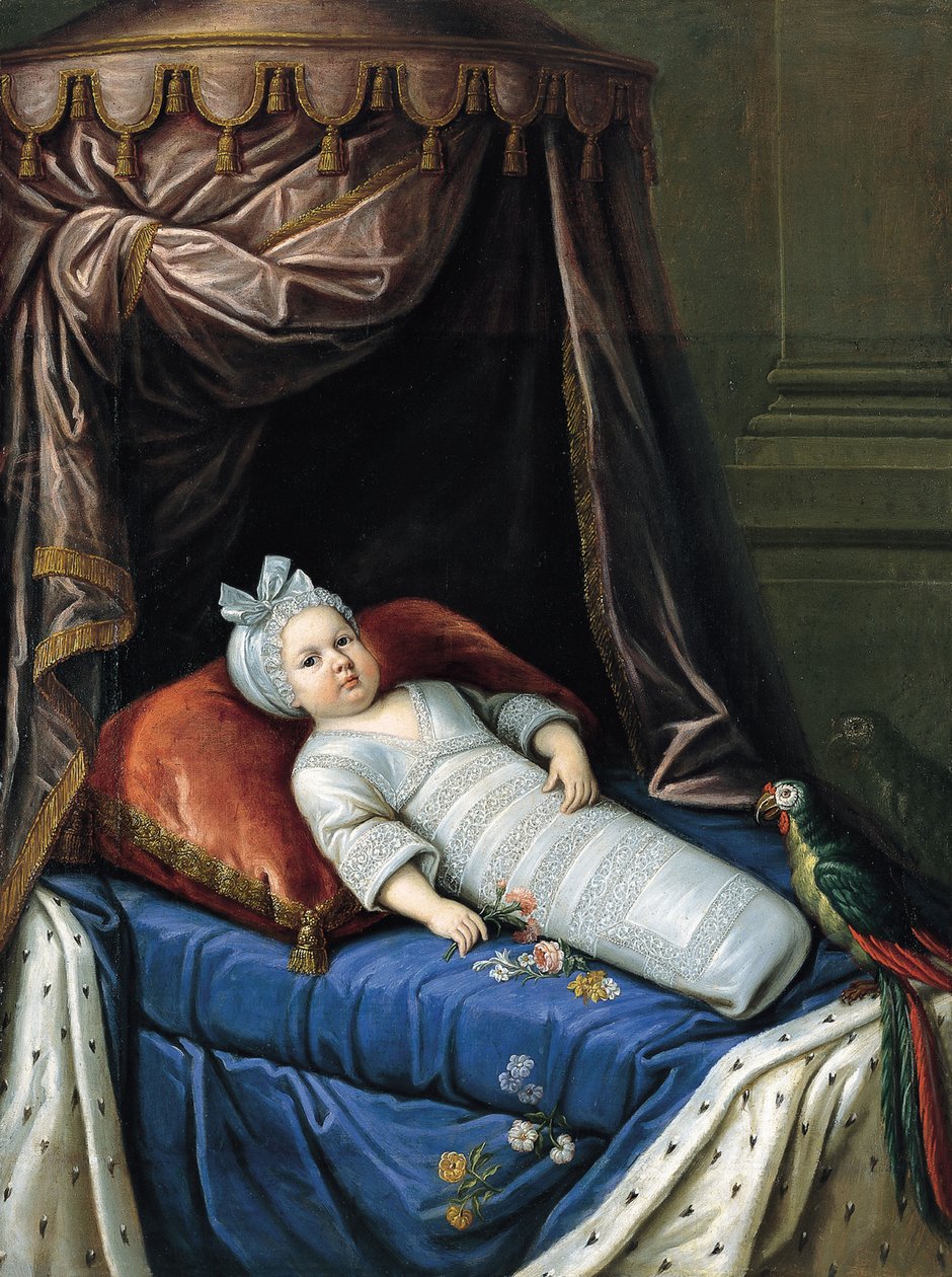 Portrait of Louis XIV as Baby by Unbekannt: Fine art print