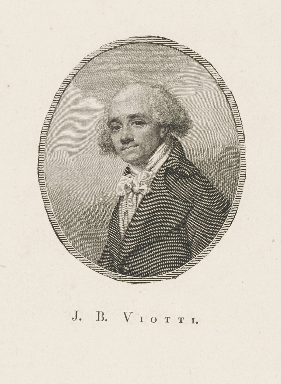 Portrait of Giovanni Battista Viotti, Composer (1755-1824)