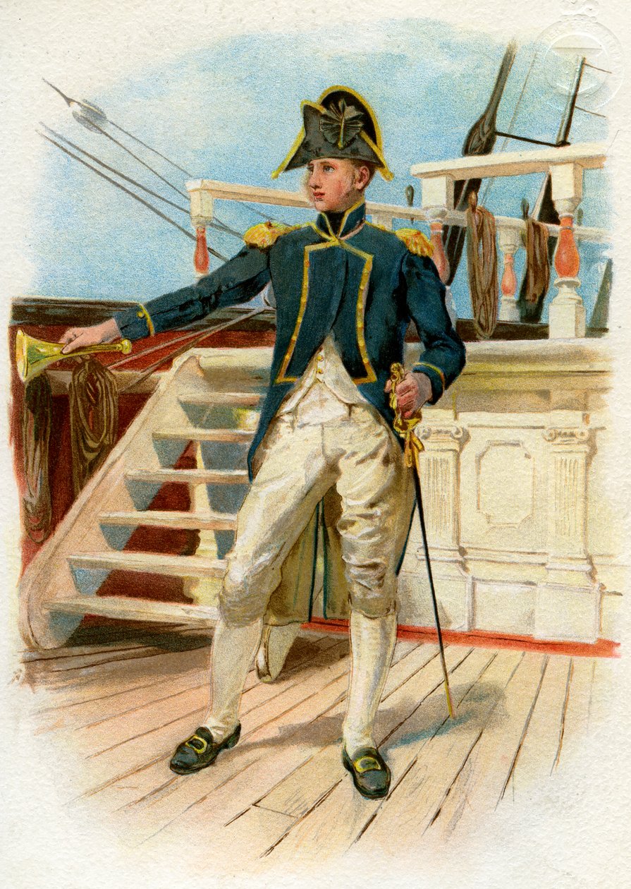 Royal Navy Post Captain by Unbekannt: Buy fine art prints