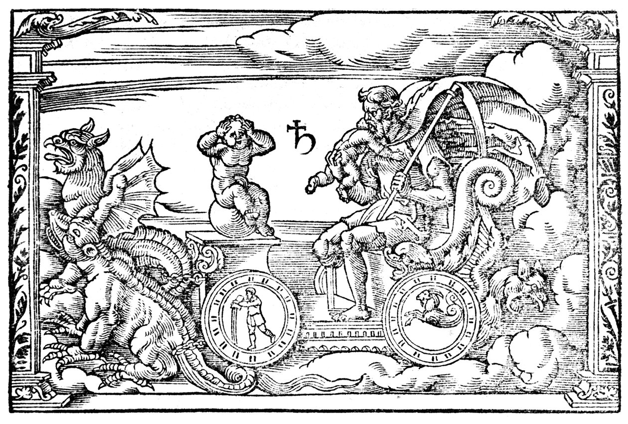 Saturn God Art