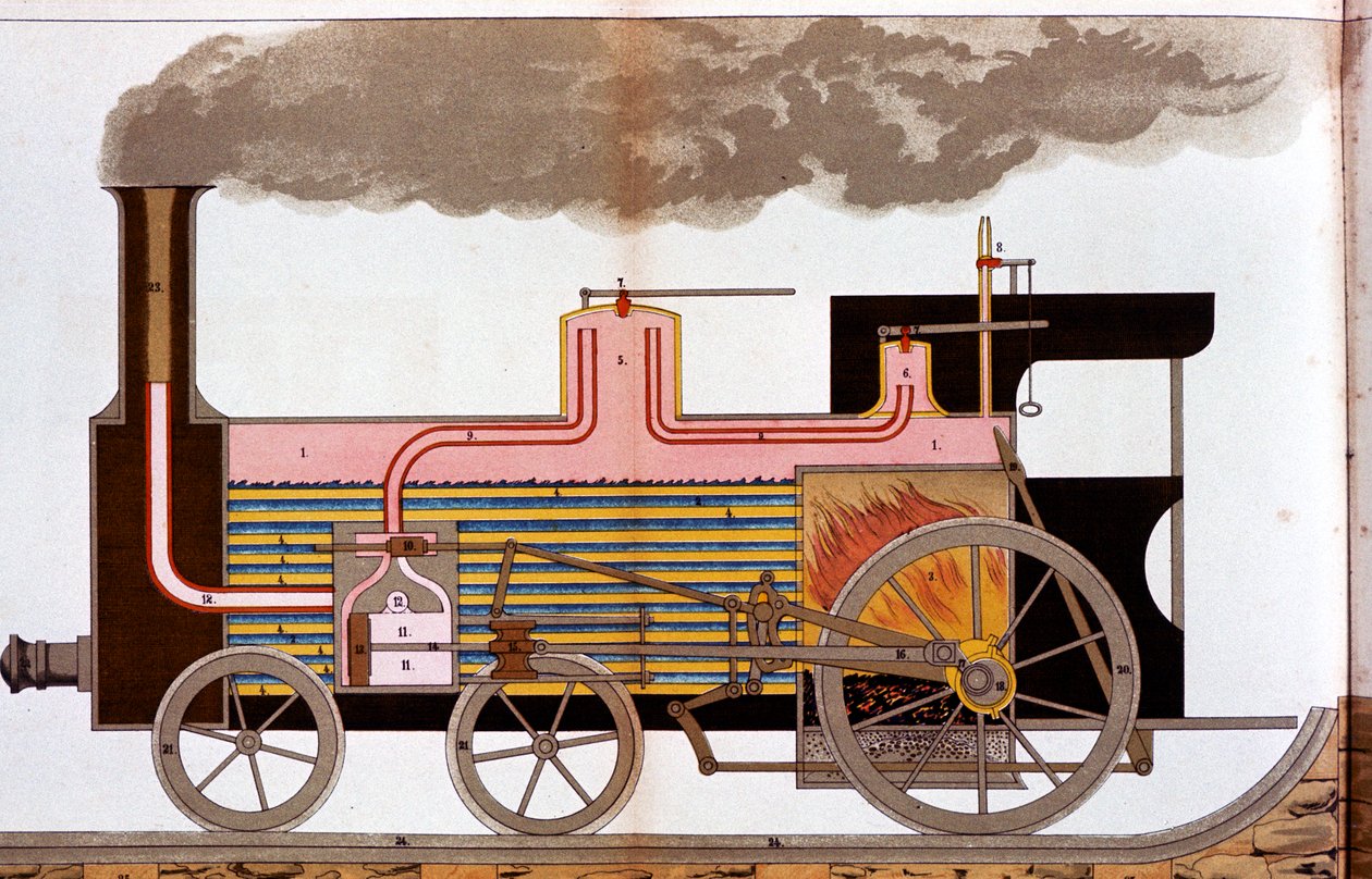 Steam Train Sketch