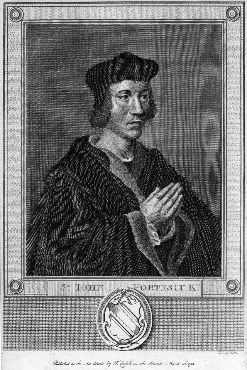 Sir John Fortescu by Unbekannt: Buy fine art print