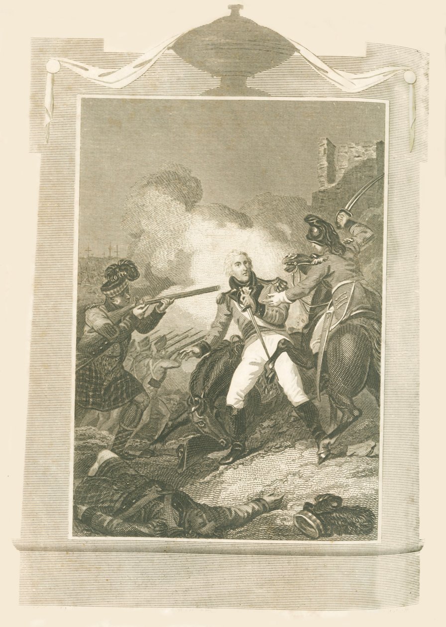 Sir Ralph Abercrombie in the Battle of Alexandria
