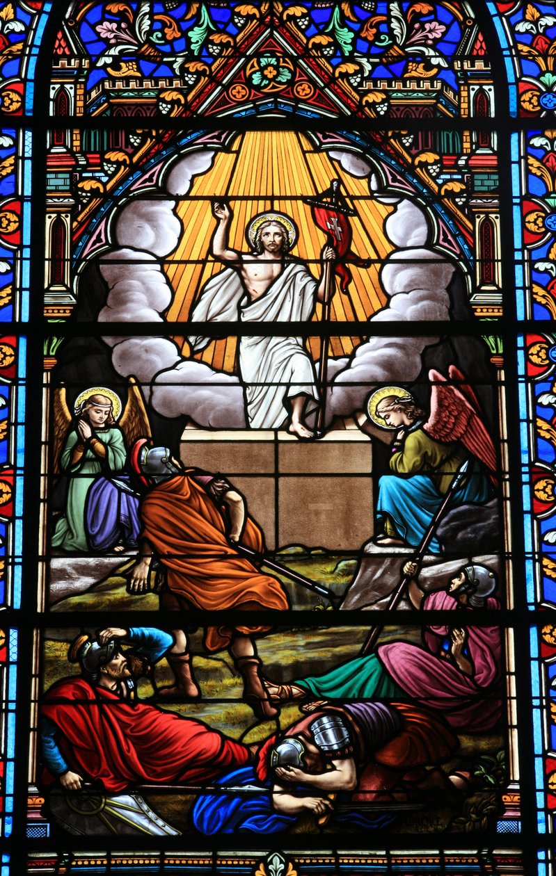 Jesus Christ Stained Glass Window