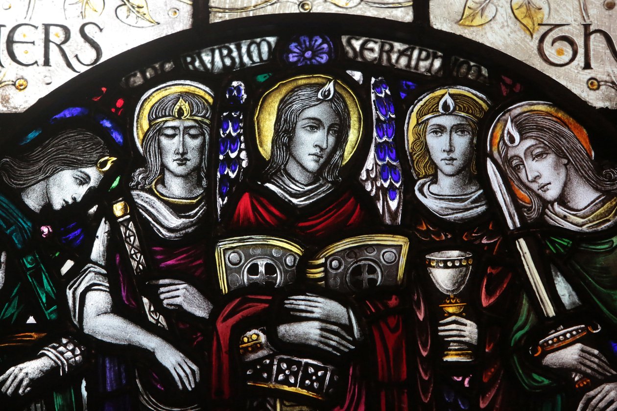 Stained Glass Window Designed by J. Gordon Guthrie. Seraph, New York ...