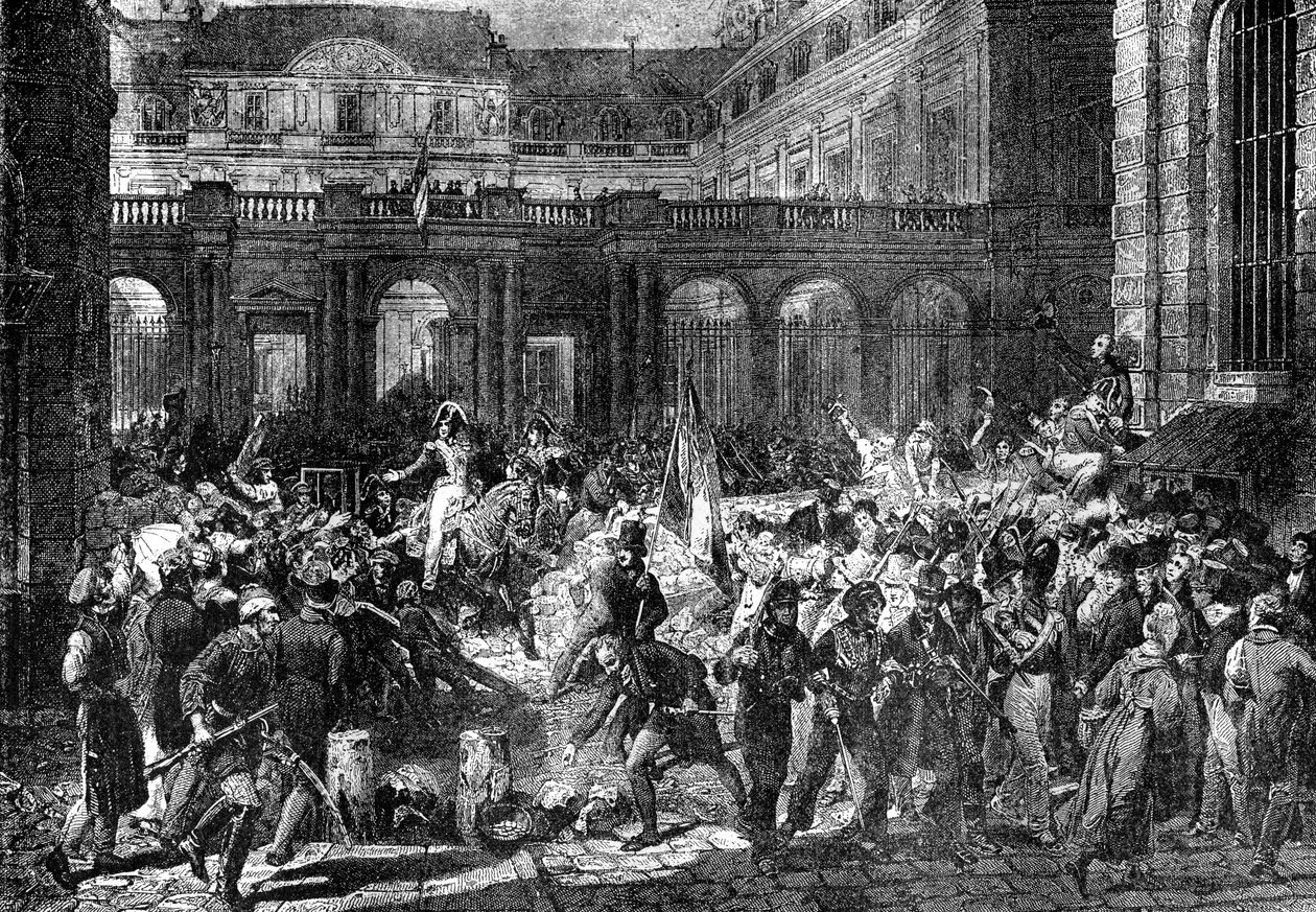 The Duke of Orleans Leaves the Royal Palace, Paris, 31st July 1830