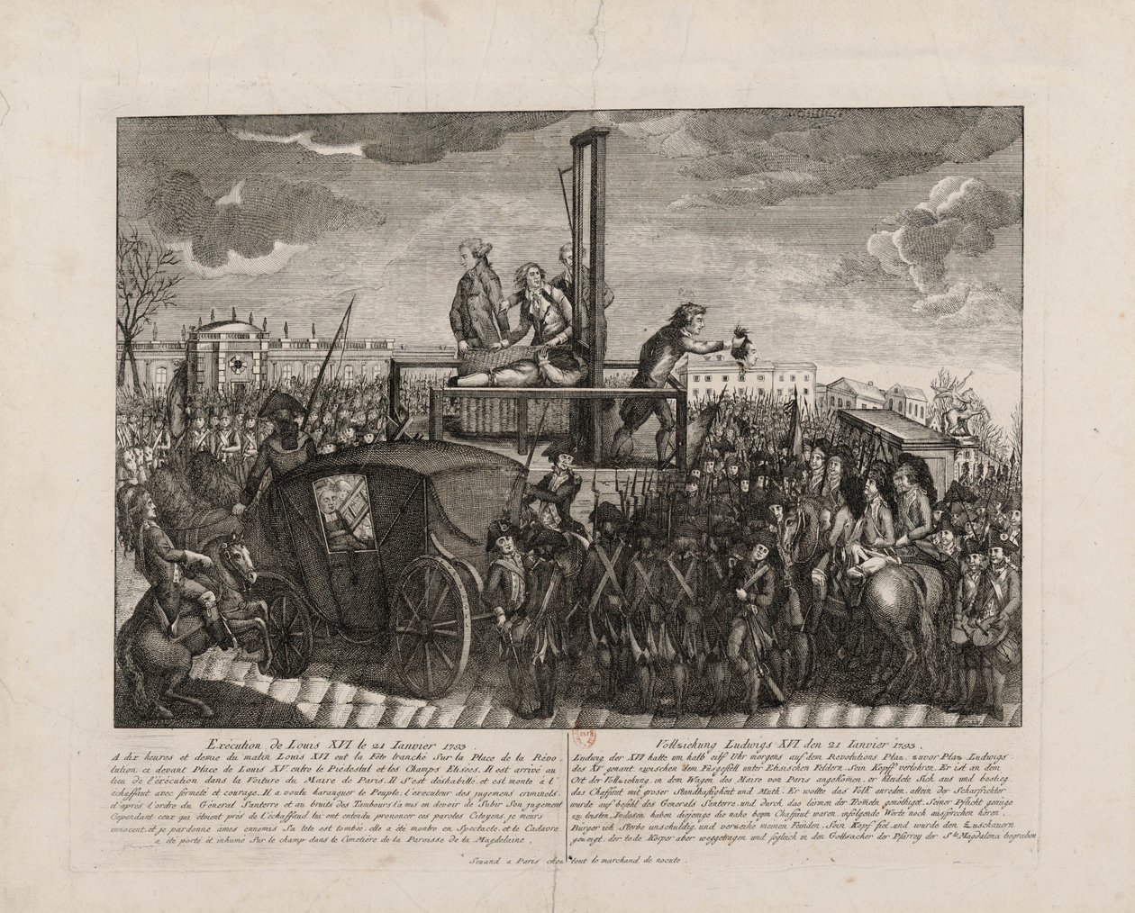 The Execution of Louis XVI on the Place de la Revolution