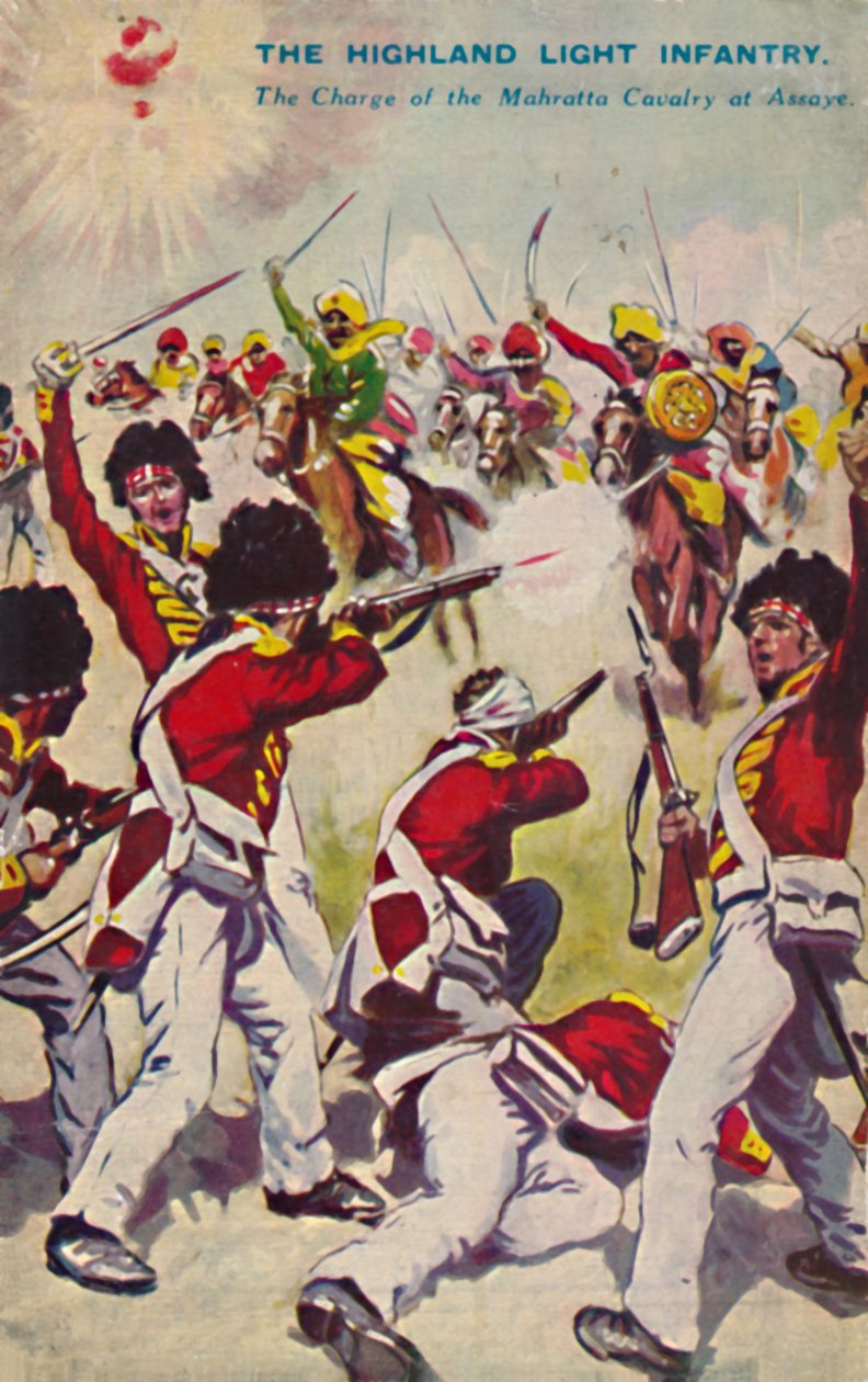 The Highland Light Infantry: The Charge of the Mahratta Cavalry at ...