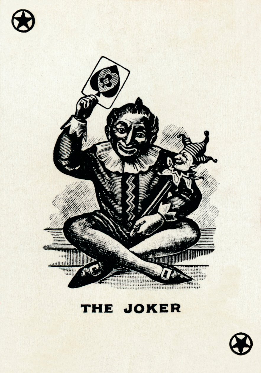 Vintage Joker Playing Cards
