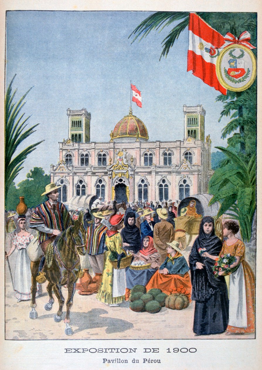 The Peruvian Pavilion at the Universal Exhibition of 1900, Paris