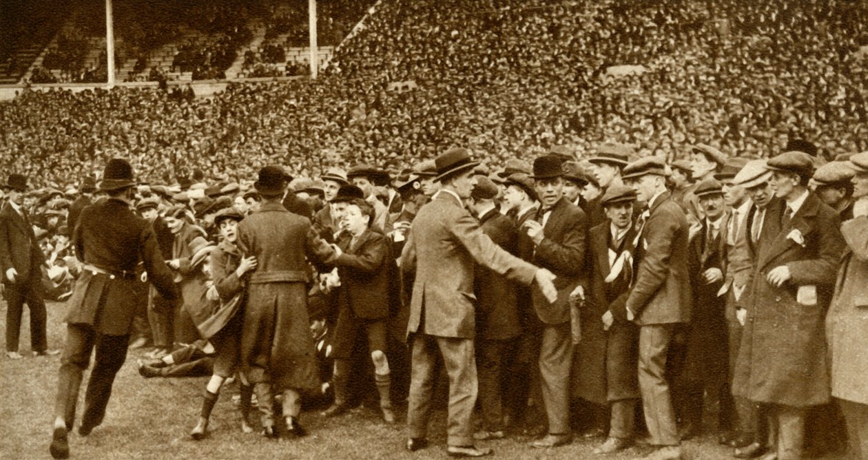 The First FA Cup Final at the New Wembley Stadium in London
