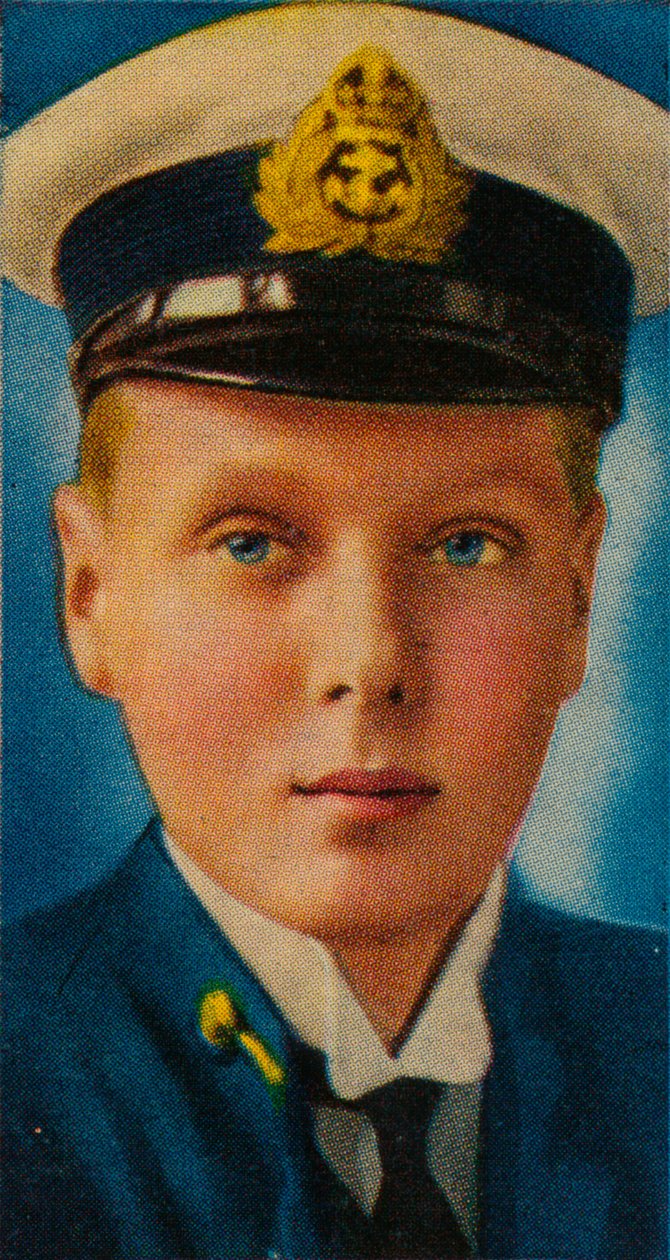 The Future King Edward VIII when he was a Cadet in the Royal Navy