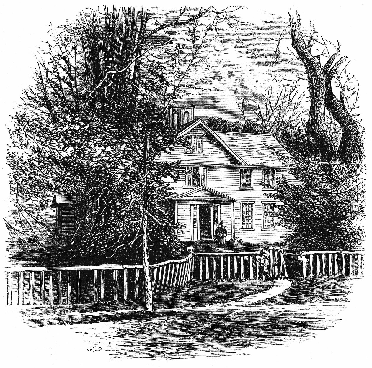 The Home of Amos Benson Alcott, Concord, Massachusetts