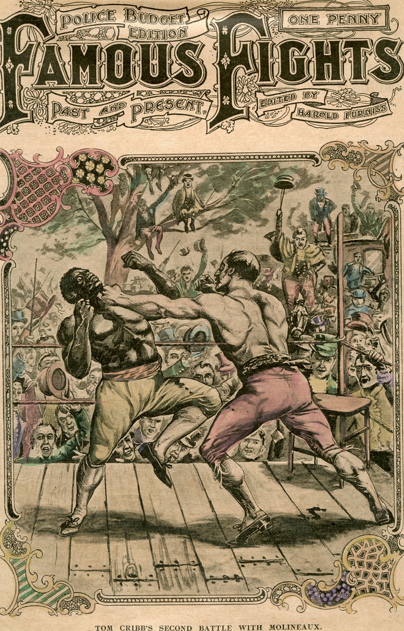 Tom Cribb's Second Battle with Molineaux, 1811 late 19th or early 20th ...