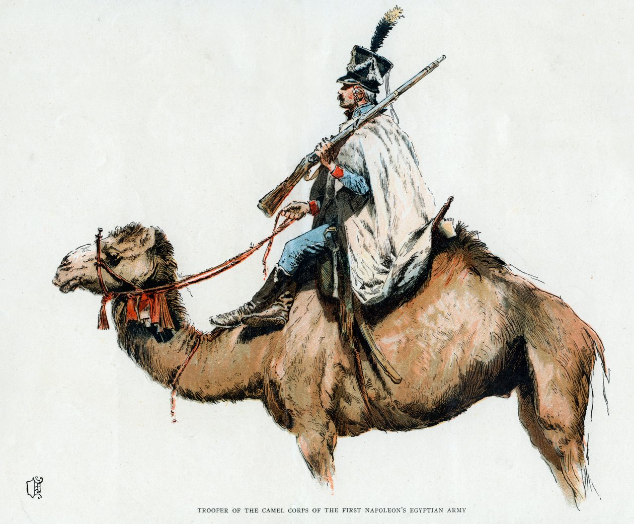 Trooper of the Camel Corps of the First Napoleon's Egyptian Army, 1790s