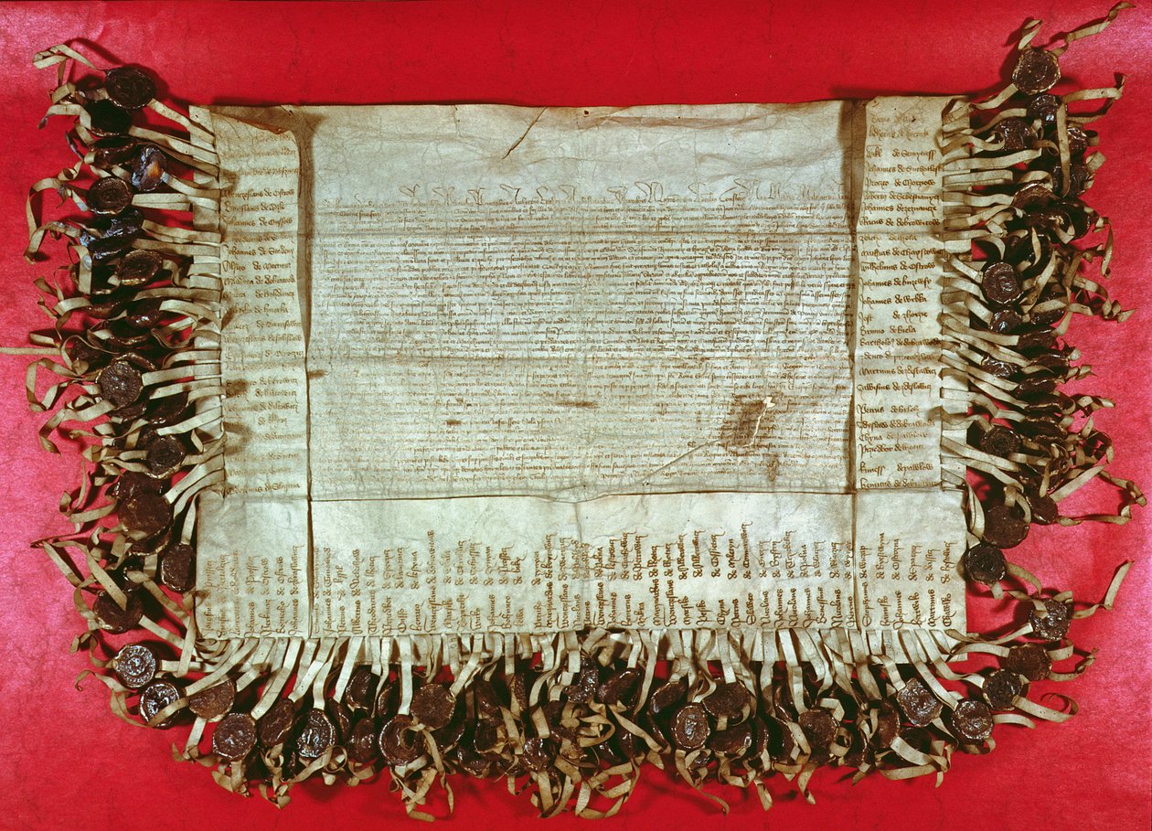 Medieval Letter of Protest from the Bohemian Nobility Objecting to the ...