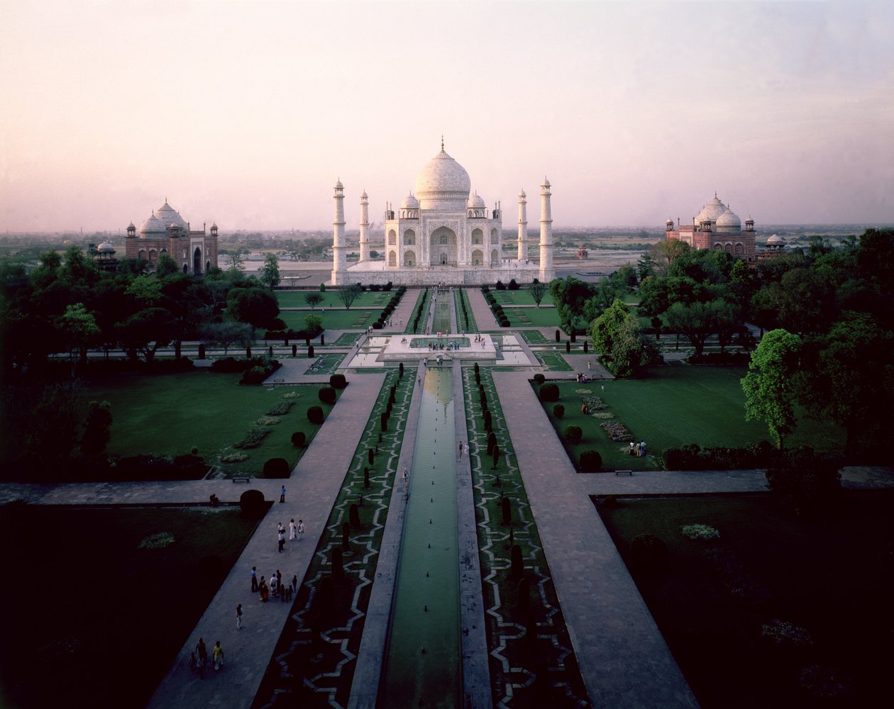 Taj Mahal Aerial View
