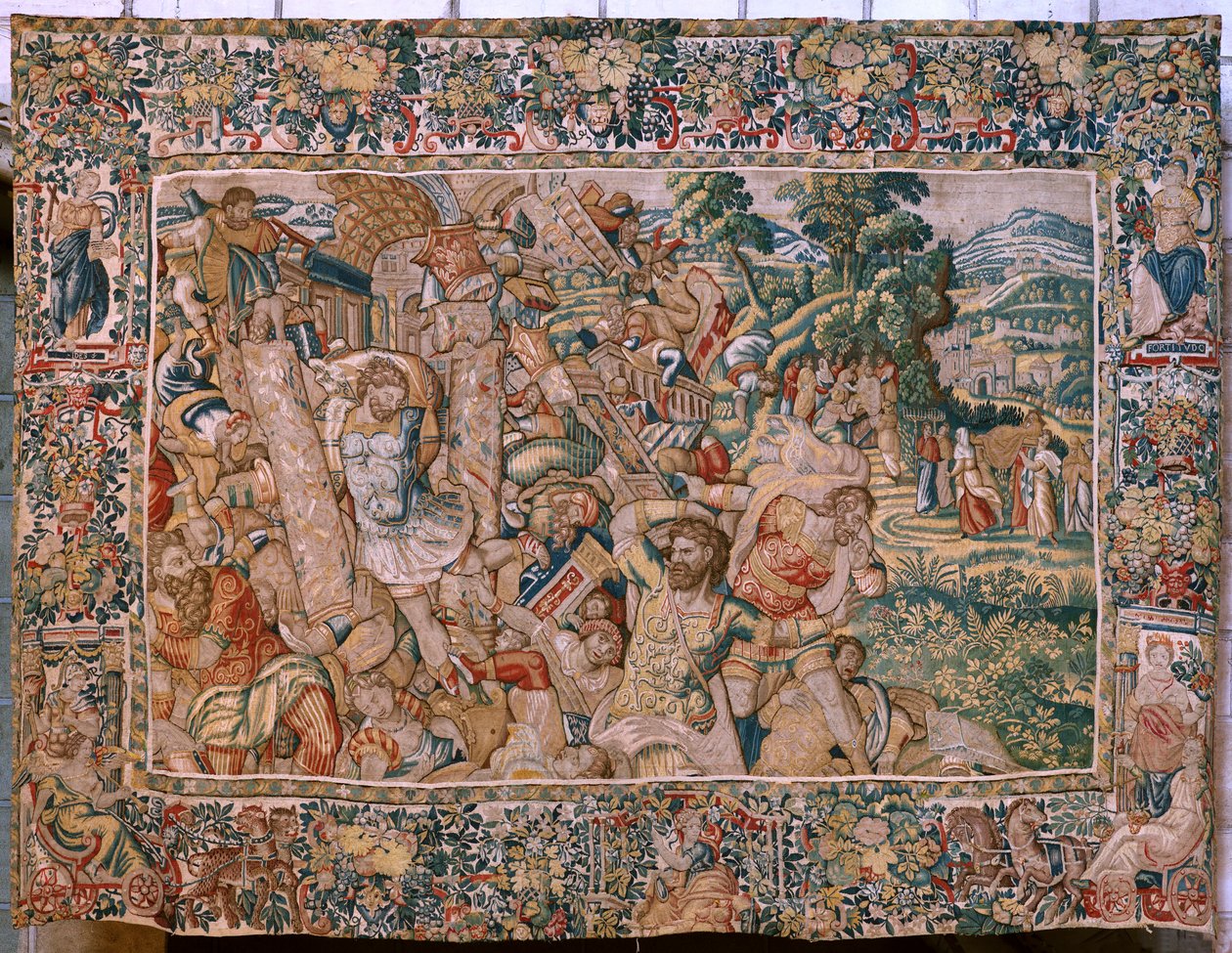 Cathedral (Saint-Maurice). Flemish tapestry. by
